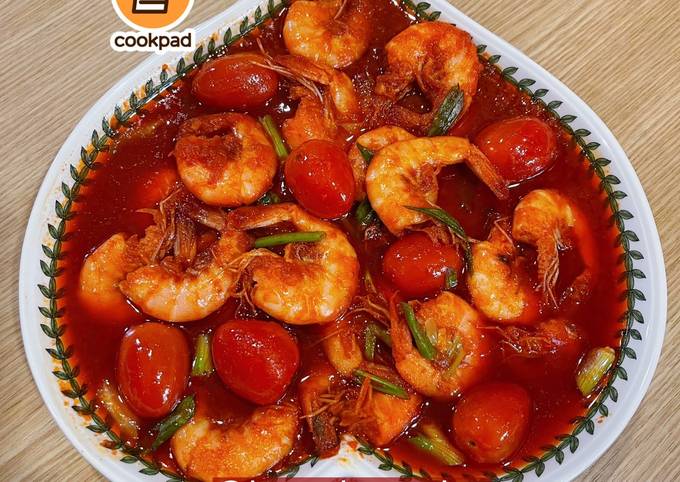 Resipi 👩‍🍳Udang Masak Merah oleh Mahadiah - Cookpad