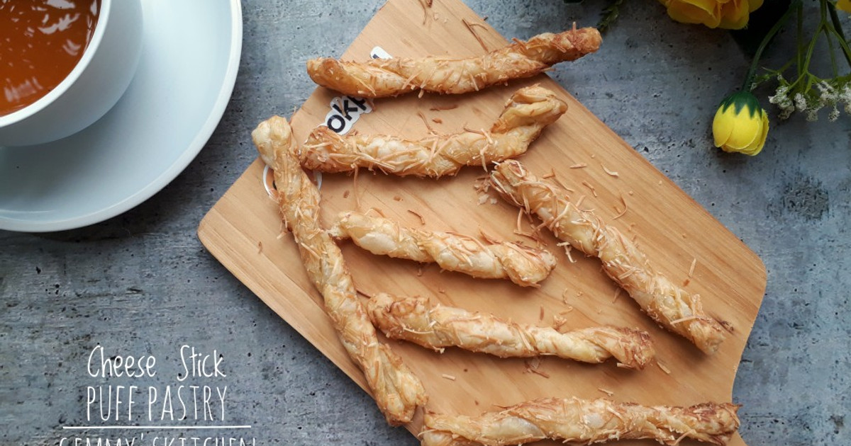 Resep Cheese Stick Puff Pastry oleh Wina Septiani - Cookpad