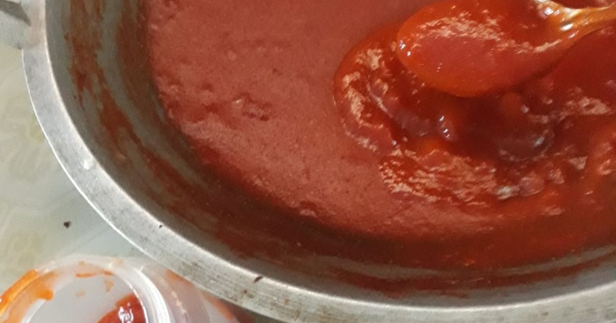 Resep Saos Cabe Homemade Tanpa Pengawet oleh Wiyanti Inggar - Cookpad