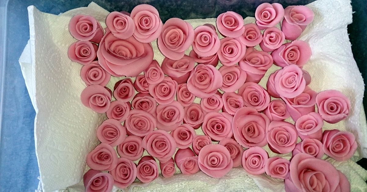 Sugar Paste Roses Recipe By Carleyreeson
