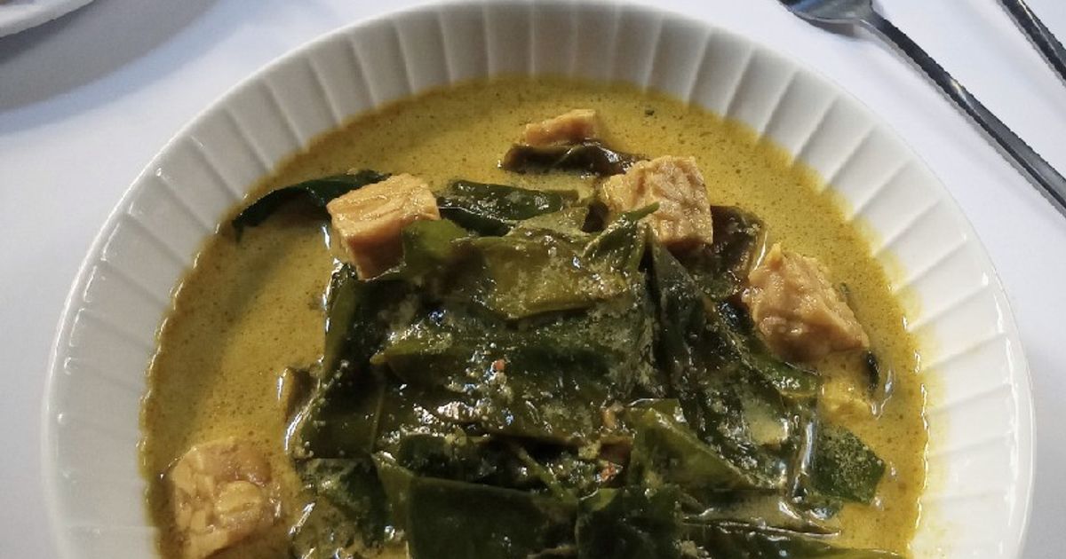 Resep Lodeh Daun Melinjo Tempe oleh IzzaHan - Cookpad