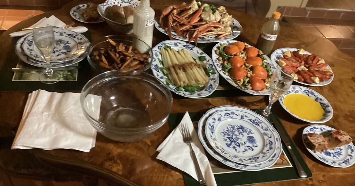 California Farm Alaska Snow Crab Leg Dinner Recipe By Hobby Horseman