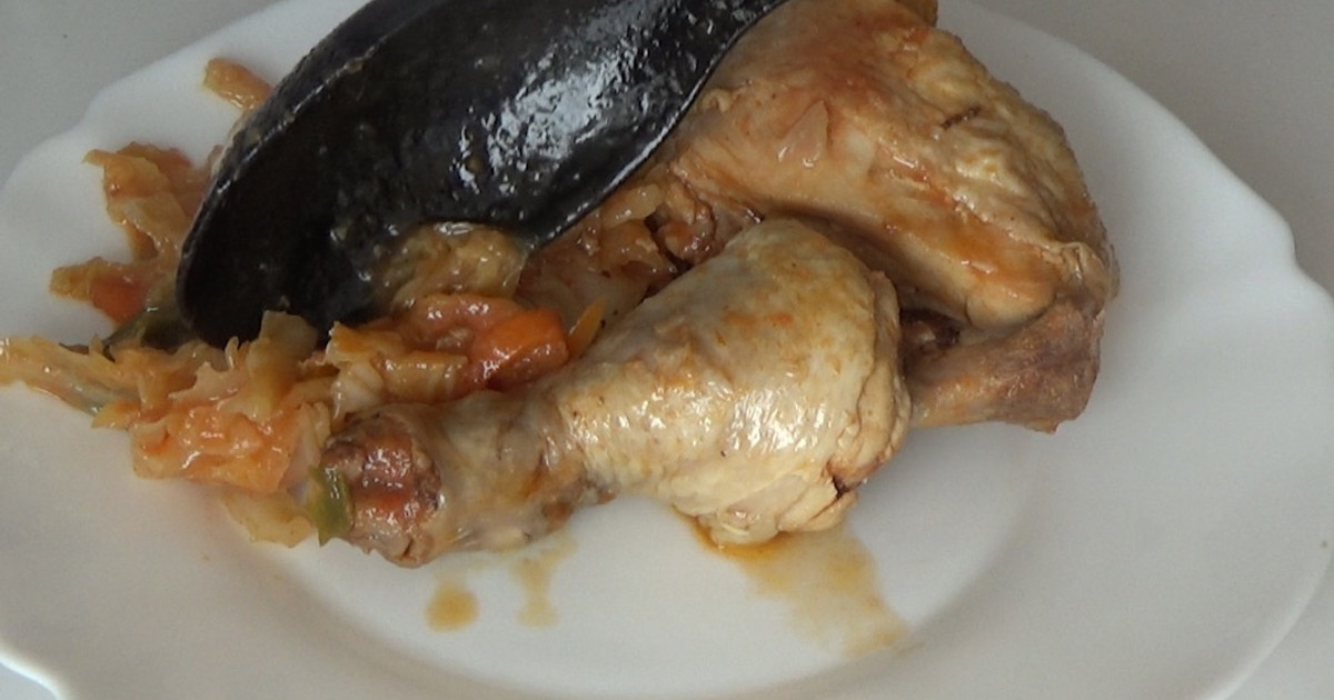 Repollo Con Pollo Receta de Manuel S. Muñoz- Cookpad