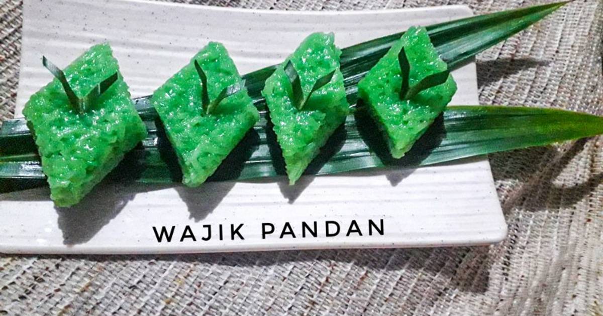 114 resep wajik pandan 1 kg enak dan mudah - Cookpad