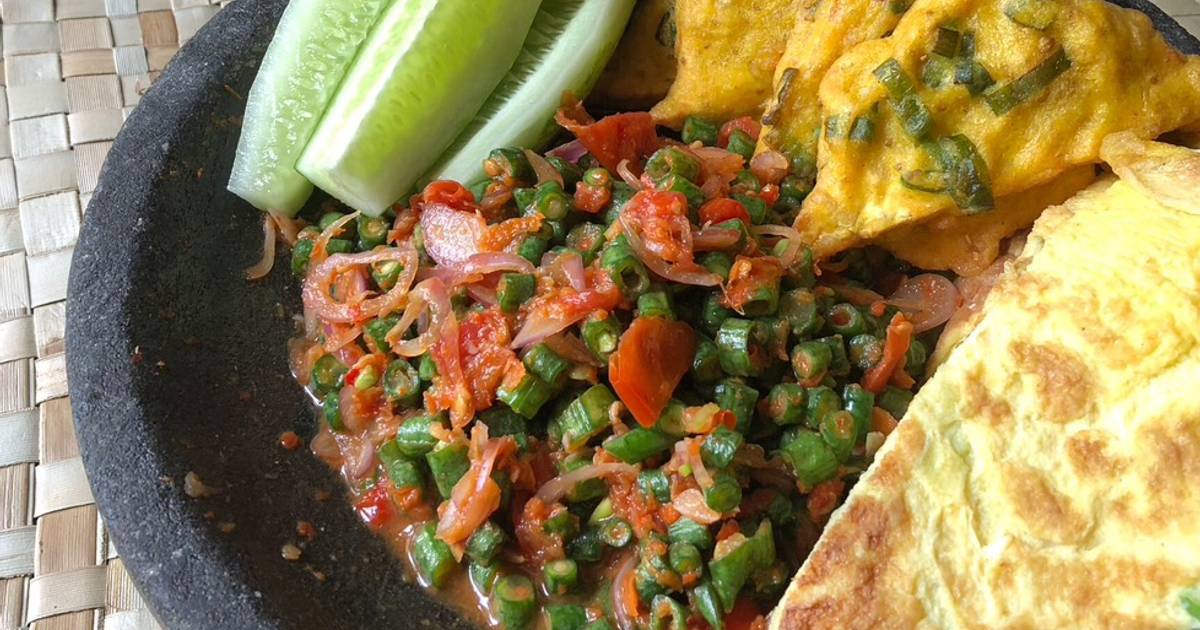 Resep Sambal Rusu / Beberuk Kacang Panjang (ala Lombok) oleh pawonbune ...
