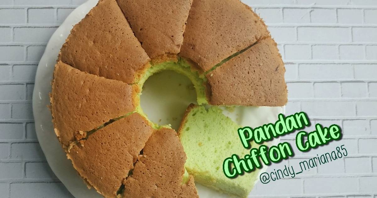 Resep Pandan Chiffon Cake oleh Cindy Mariana - Cookpad