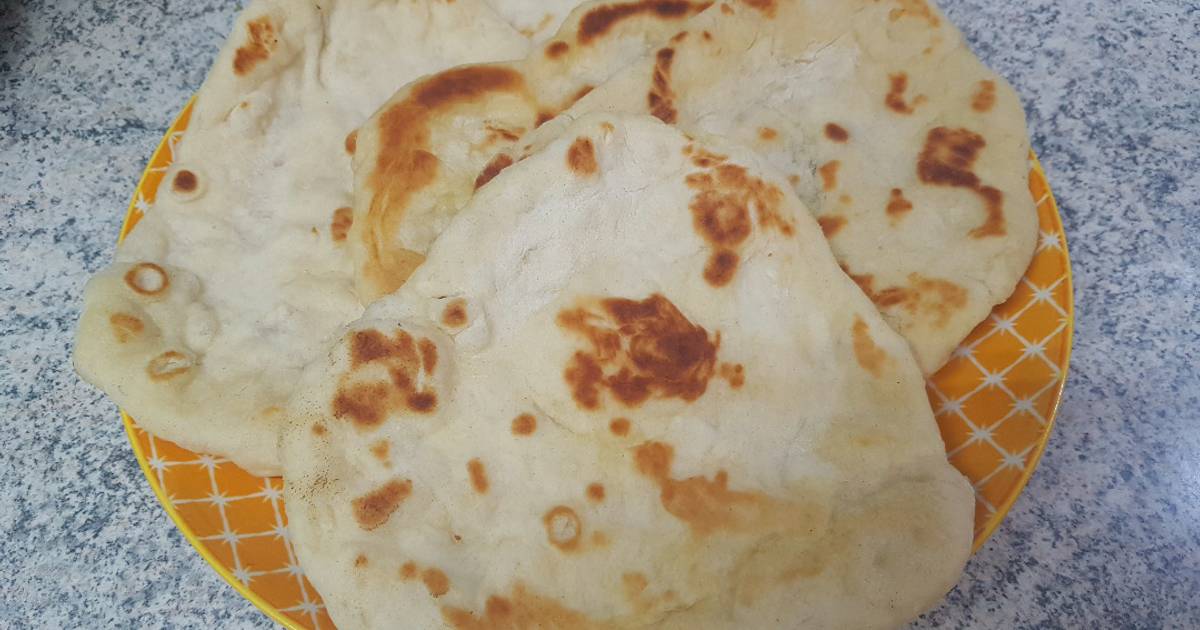 Pan Naan (Pan Árabe) Receta de limonysal- Cookpad
