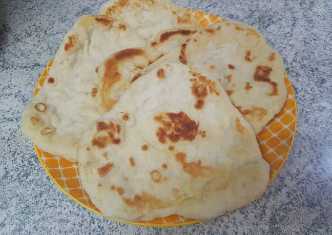 Pan Naan (Pan Árabe) Receta de limonysal- Cookpad