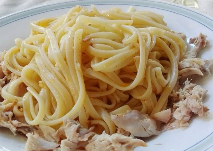 Conejo hervido con tallarines Receta de Amparo&Ari- Cookpad