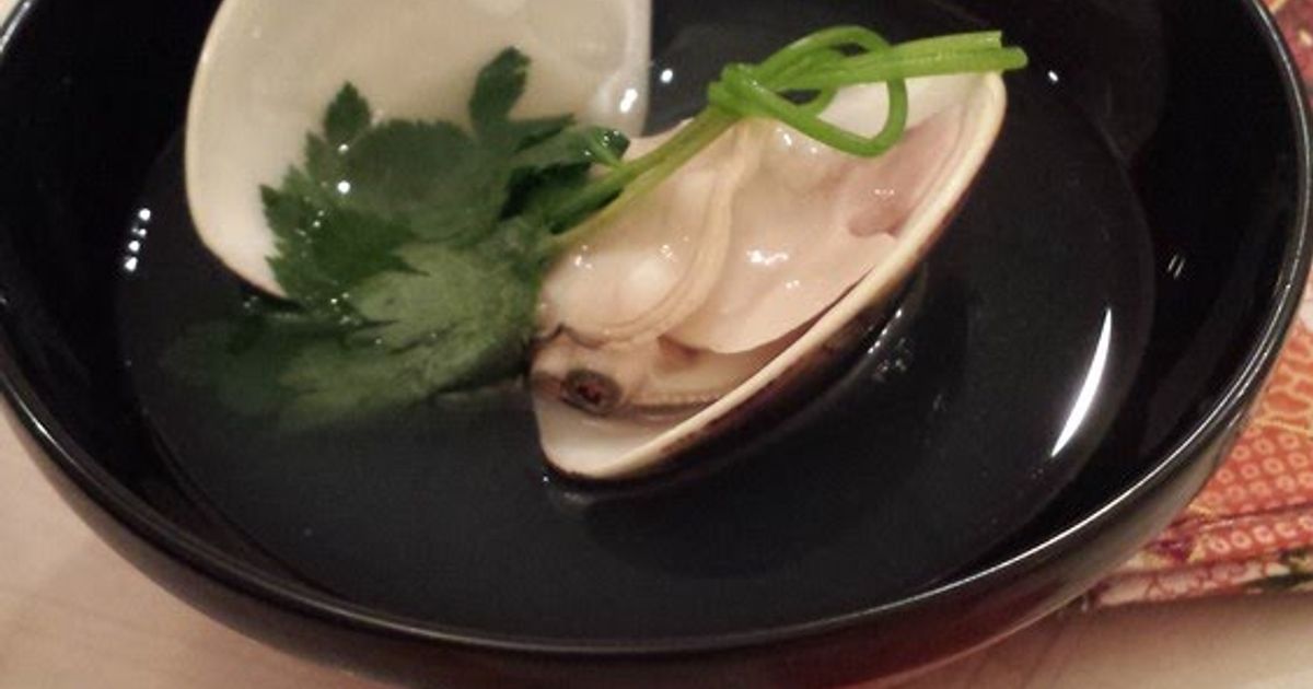 Clear Clam Soup Recipe By Cookpad.Japan