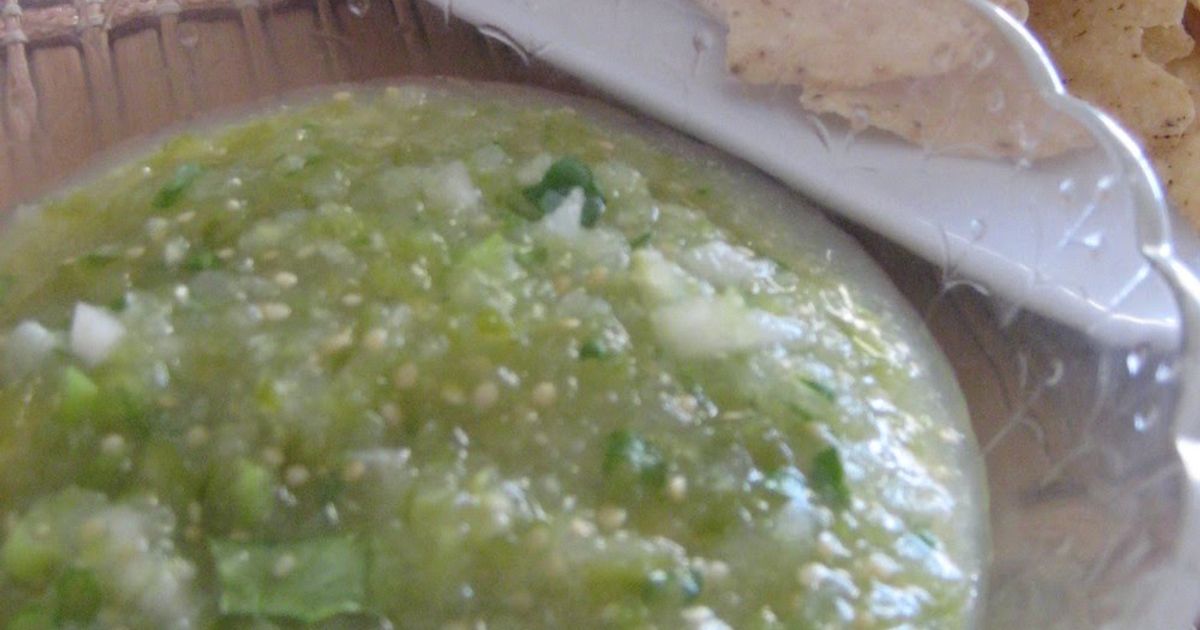 Salsa Verde (Green Salsa) Recipe By Cookpad.Japan