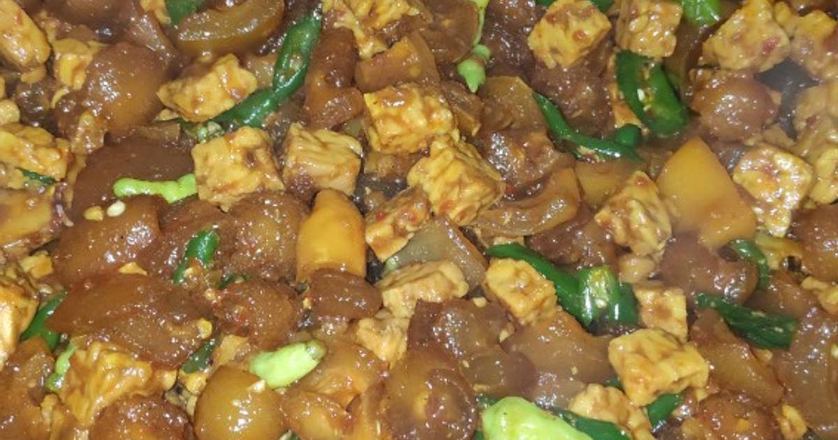 253 resep oseng kulit sapi dan tempe enak dan mudah - Cookpad