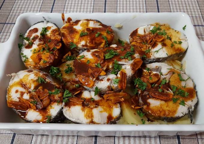 Merluza a la gallega Receta de Ignacio Portolés- Cookpad