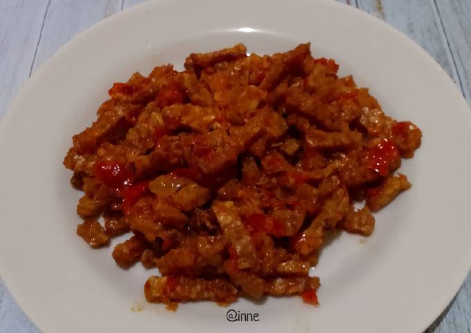 Resep Oreg Tempe Pedas Manis oleh Ine Ervina - Cookpad