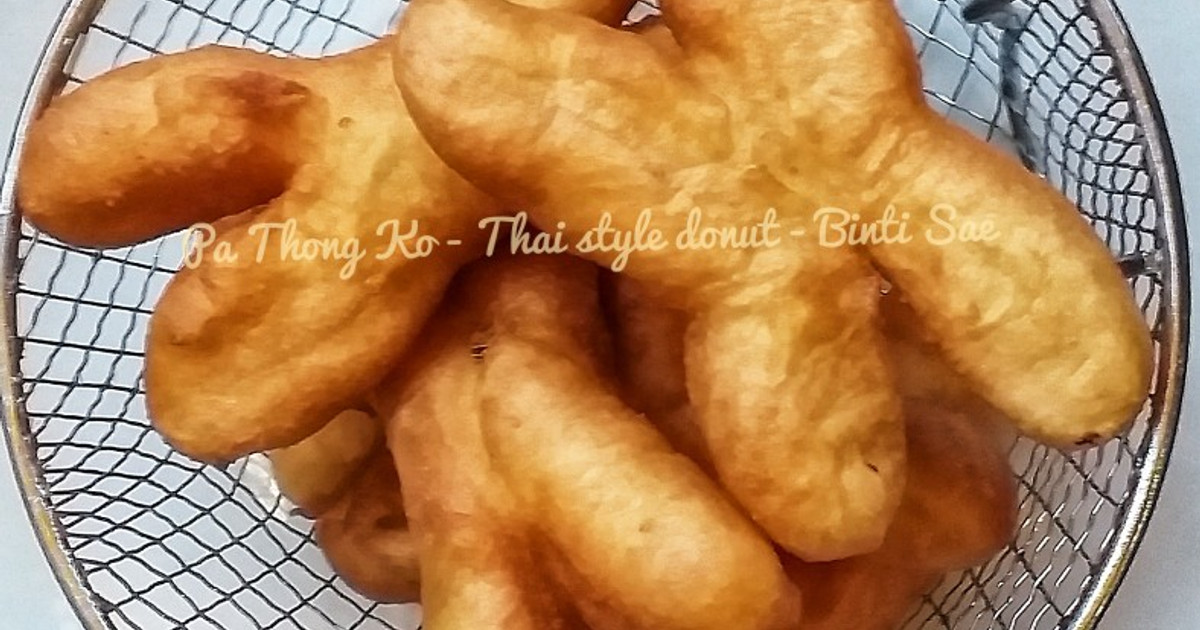 Resep Pa Thong Ko (Thai Style Donuts) oleh Binti Sae - Cookpad
