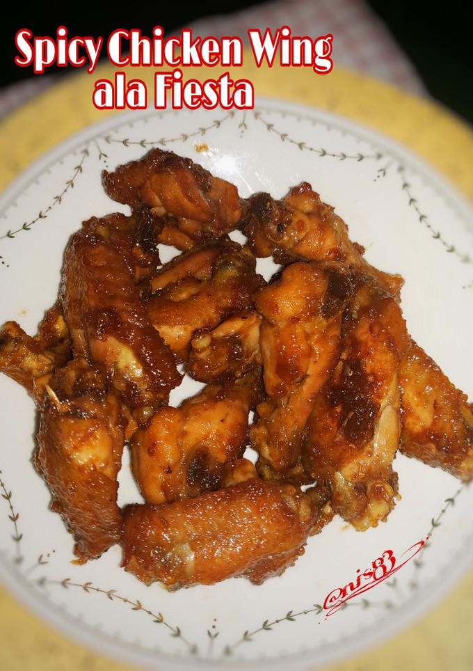Resep Spicy Chicken Wings Ala Fiesta oleh MamAis - Cookpad