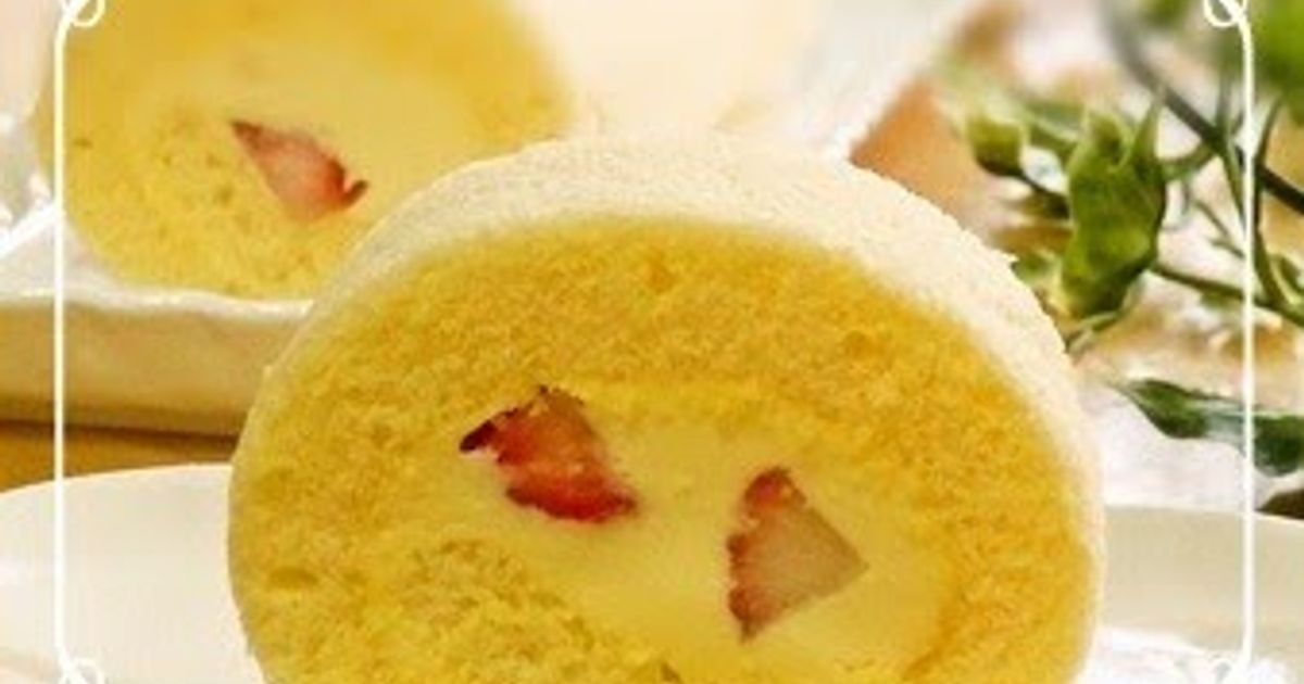 Moist Fluffy Roll Cake Recipe By Cookpad.Japan
