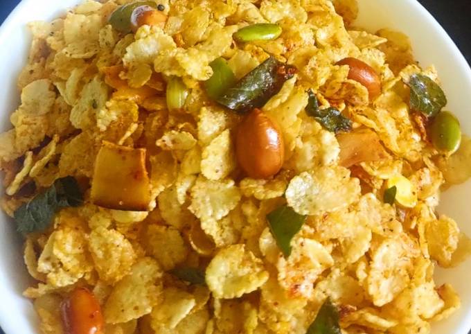 Jowar Flakes Chivda Recipe by Suchitra S(Radhika S) - Cookpad