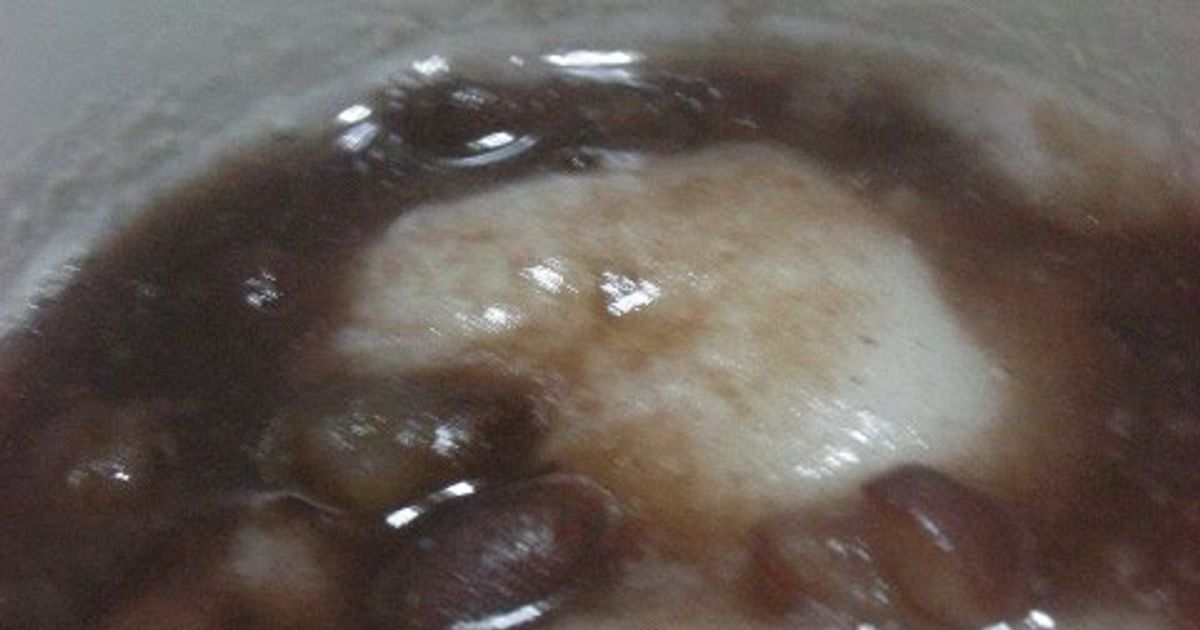 Easy Zenzai Red Bean And Mochi Soup In A Microwave Recipe By Cookpad.Japan