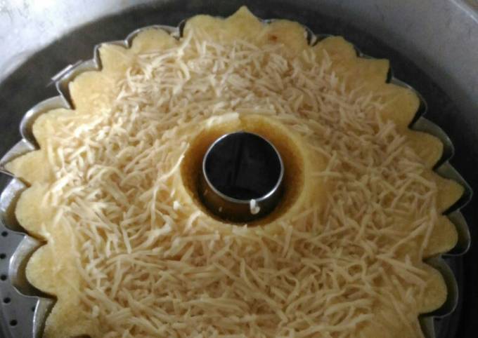 Resep Steamed cheddar cheese cake oleh eka novianty - Cookpad