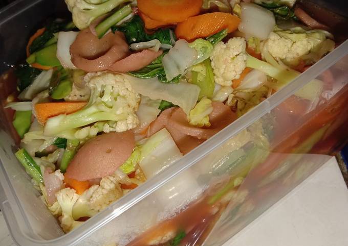 Resep Capjay kuah merah oleh Vita Lestari - Cookpad