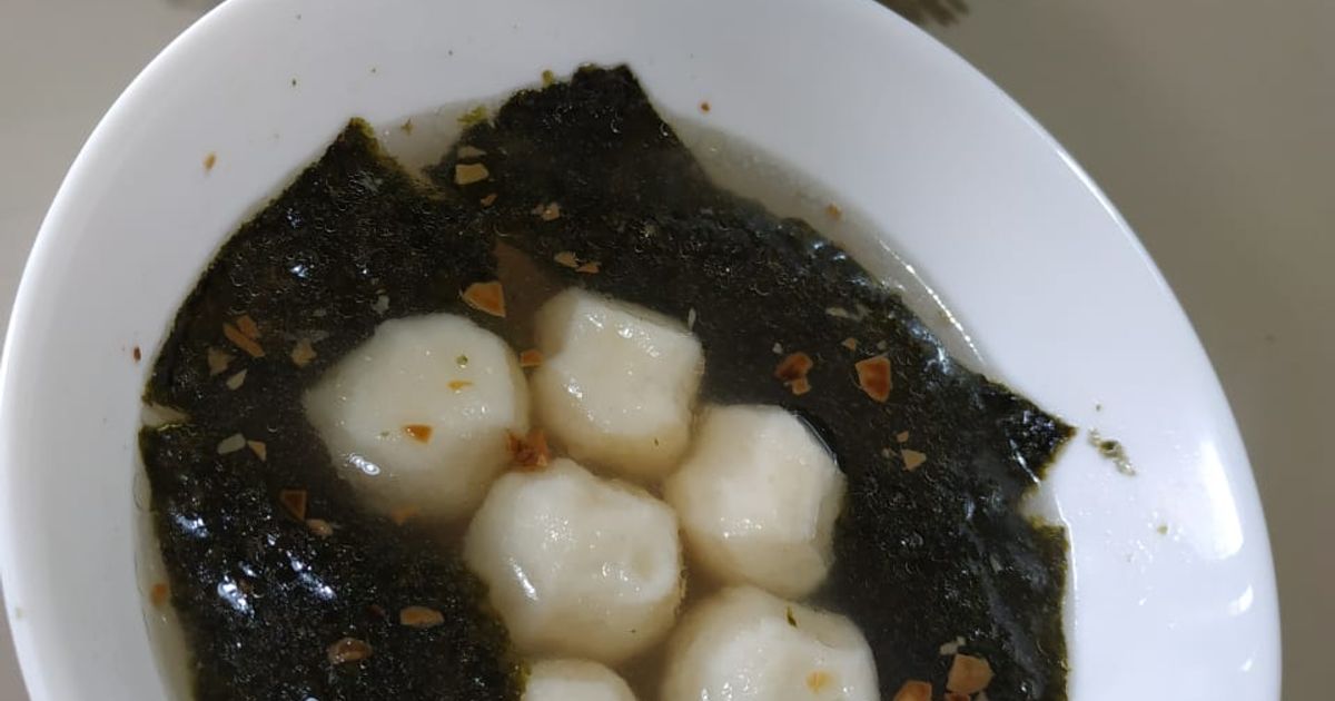 Resep Sup Bakso Ikan Rumput Laut oleh Yuliyana Alwie - Cookpad