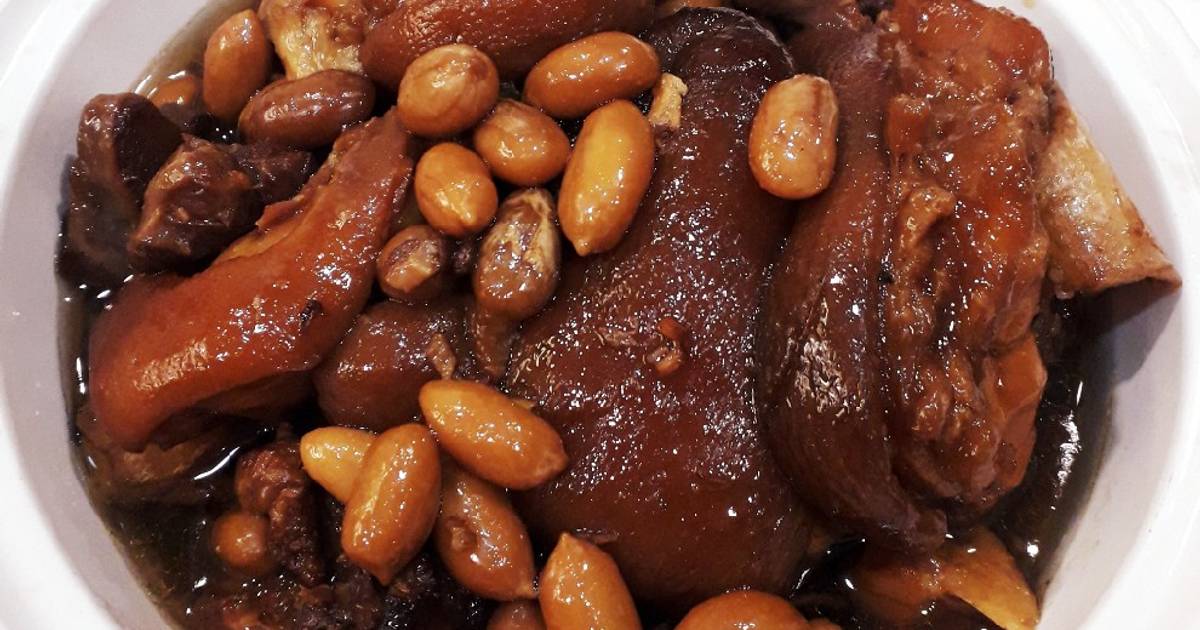 Resep Semur kaki babi || lu zhu jiao || non halal oleh Emma jefferson ...