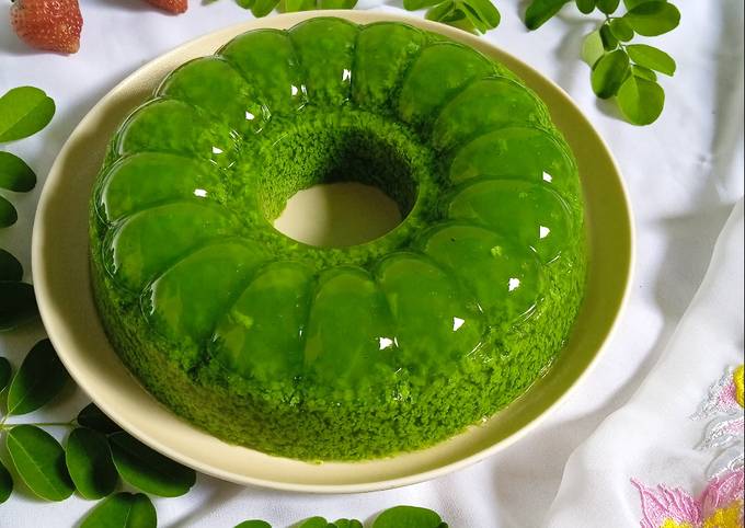 Resep Puding Lumut Daun Kelor oleh Wati Wartini - Cookpad