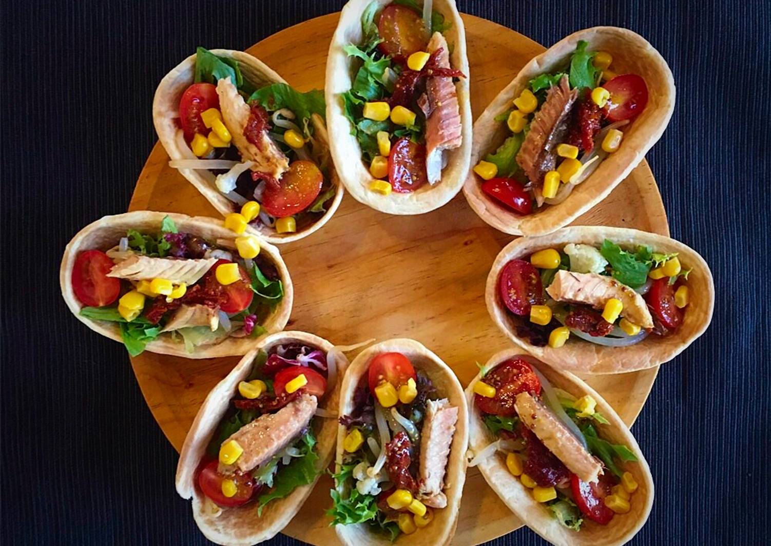Mini barquitas de ensalada Receta de CocinarParaCuatro- Cookpad