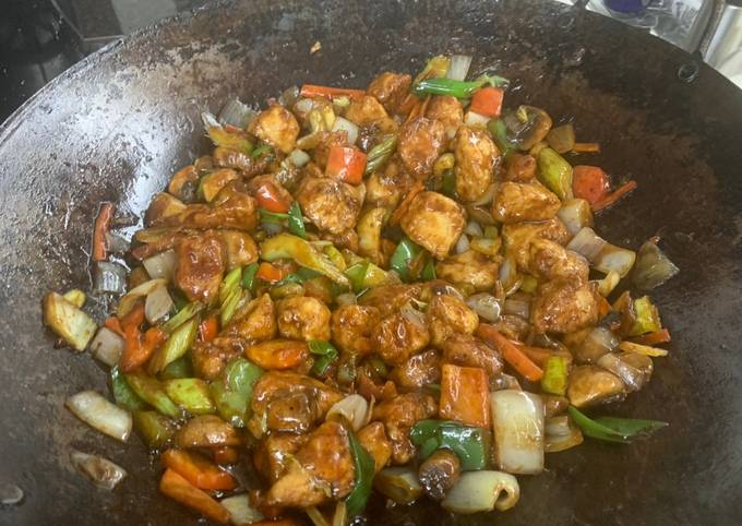 Pollo Salteado Con Vegetales En Salsa De Ostras Receta De Veronica