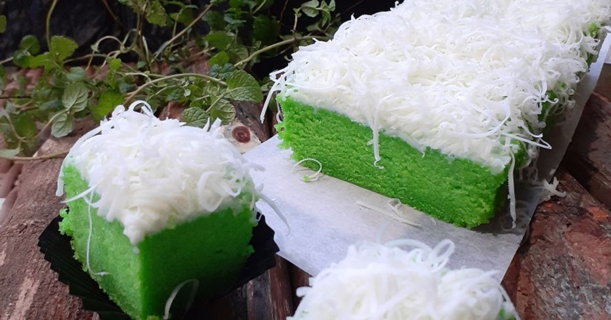 Resep Pandan Steam Cake oleh Zahra Aliyah - Cookpad