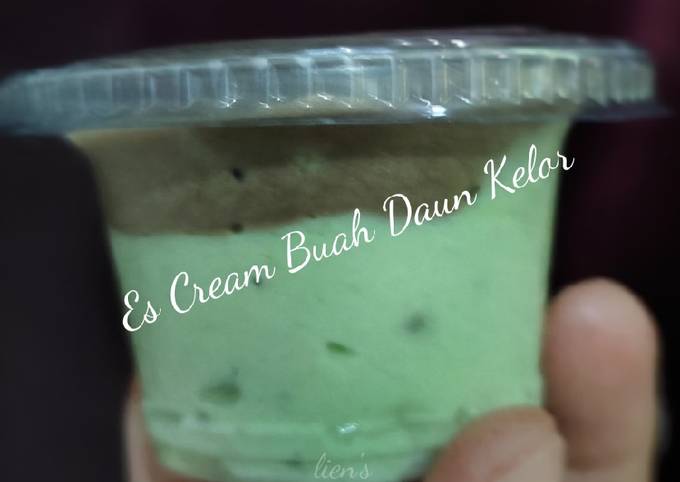 Resep Es Cream Buah & Daun Kelor oleh lienda - Cookpad