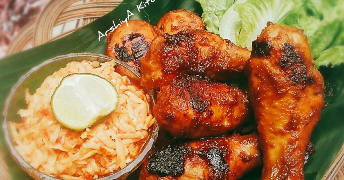 Resep Ayam Bakar Kalasan & Sambel Mangga oleh Arshiya Kitchen - Cookpad