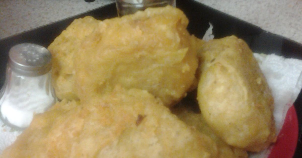 My Chip Shop Battered Potato Scallops 😚 Recipe By Maureen 😀