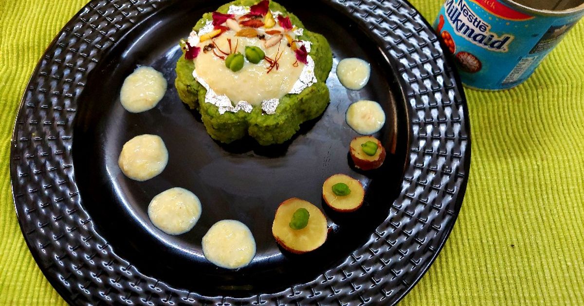 Hare Chana Halwa With Shakarkand Rabdi Recipe by Geeta Godhiwala - Cookpad
