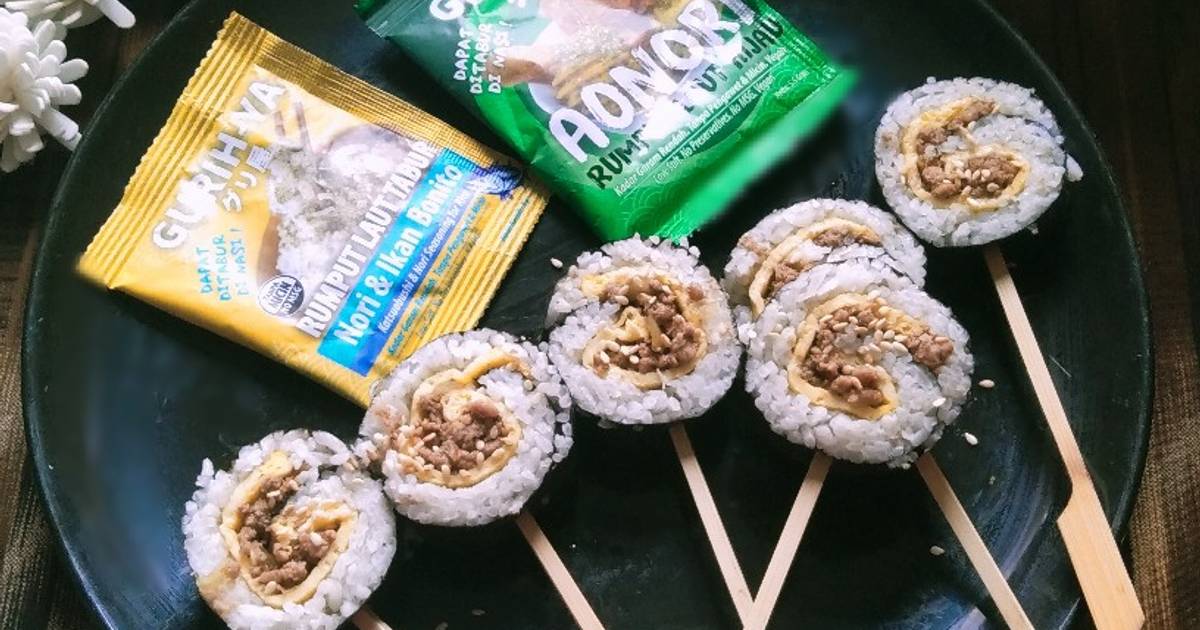 772 resep kimbab daging enak dan mudah - Cookpad