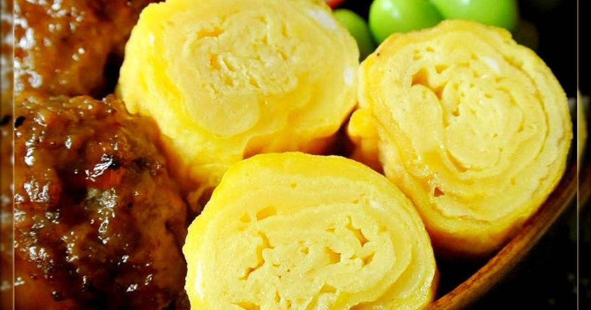 Round Rolled Omelets (For Bento) Recipe by cookpad.japan - Cookpad