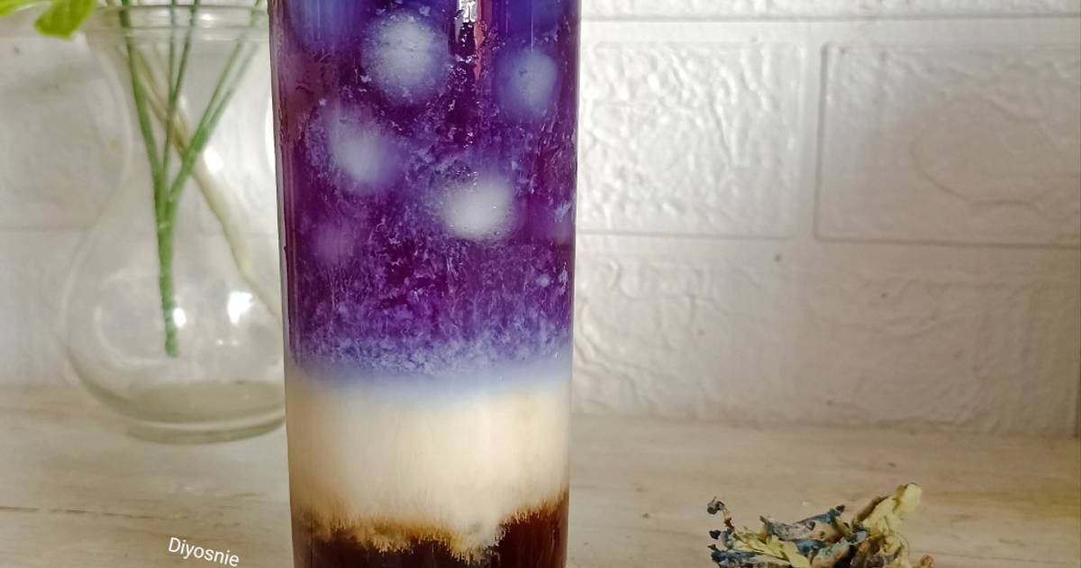 119 resep minuman es bunga telang enak dan mudah - Cookpad