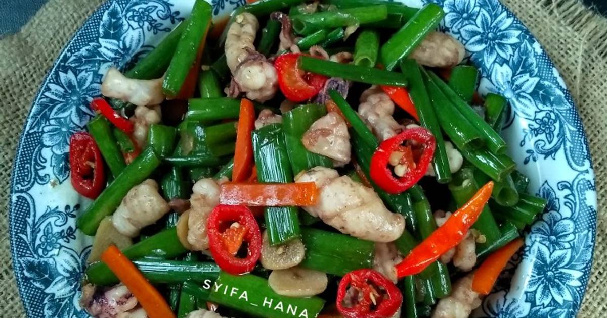 30 resep cumi bunga bawang enak dan mudah - Cookpad