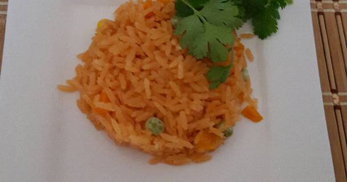 Arroz rojo súper fácil Receta de j.floresdeulloa- Cookpad