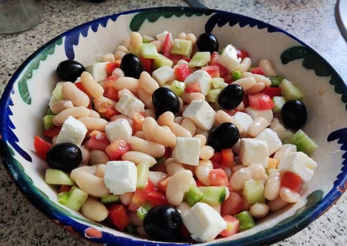 Ensalada de alubias estilo griego Receta de Mar GM- Cookpad