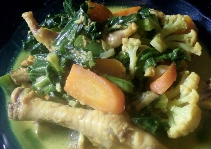 Resep Sayur Godog Kembang Kol Ceker Bumbu Kare oleh Mita.W#MommyFayzel ...