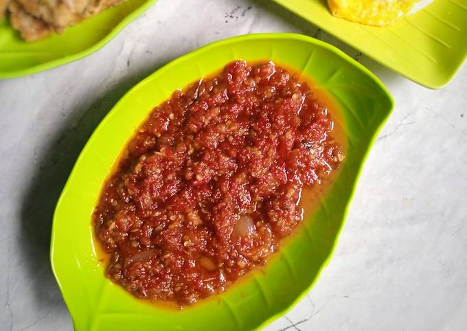 Resep Sambal Tomat Goreng Tahan Lama oleh Wati Wartini - Cookpad