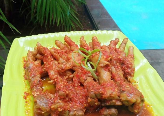 Resep Ceker mercon oleh Teh Agie - Cookpad