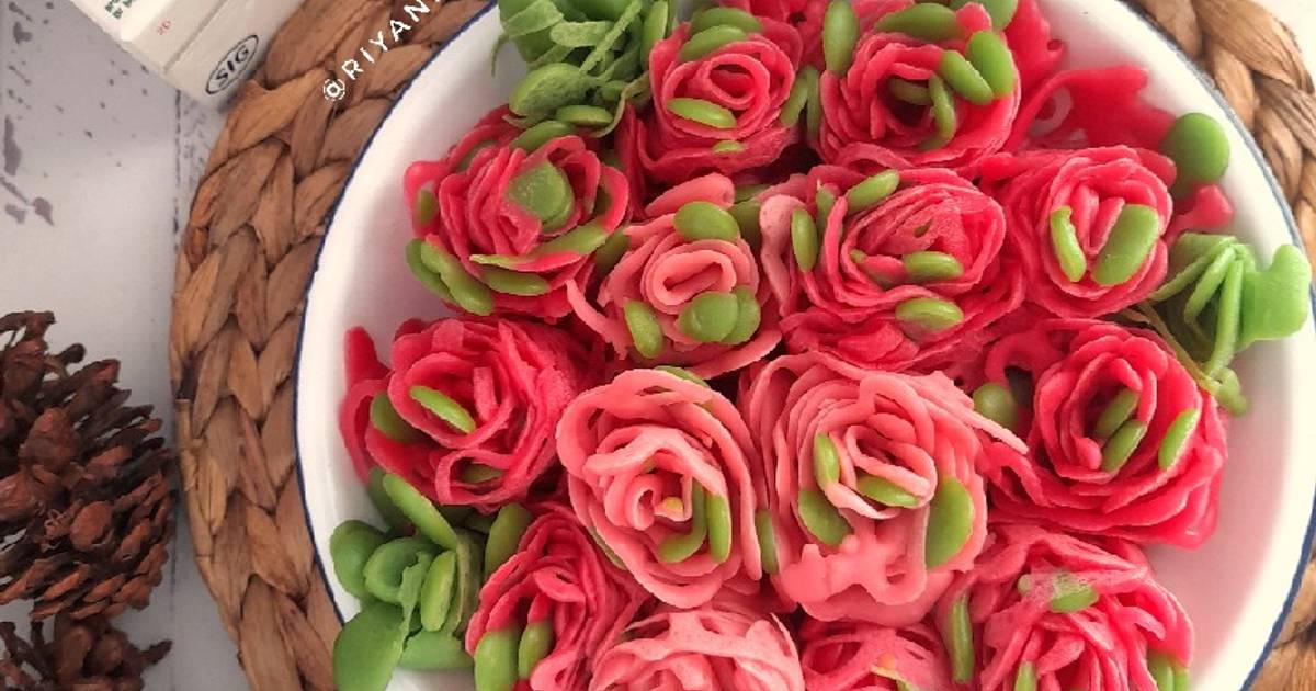 Resep Roti jala rose🌹 oleh Riyani pp - Cookpad