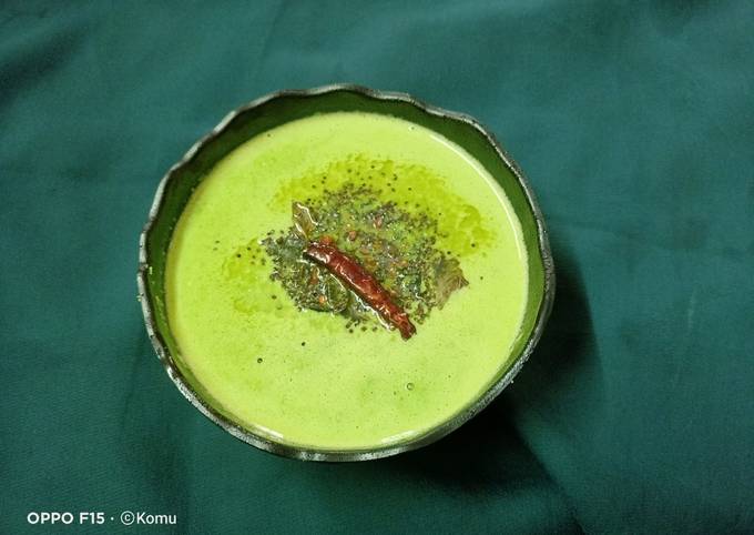 Spinach Tambuli Recipe by Komal Dattani - Cookpad