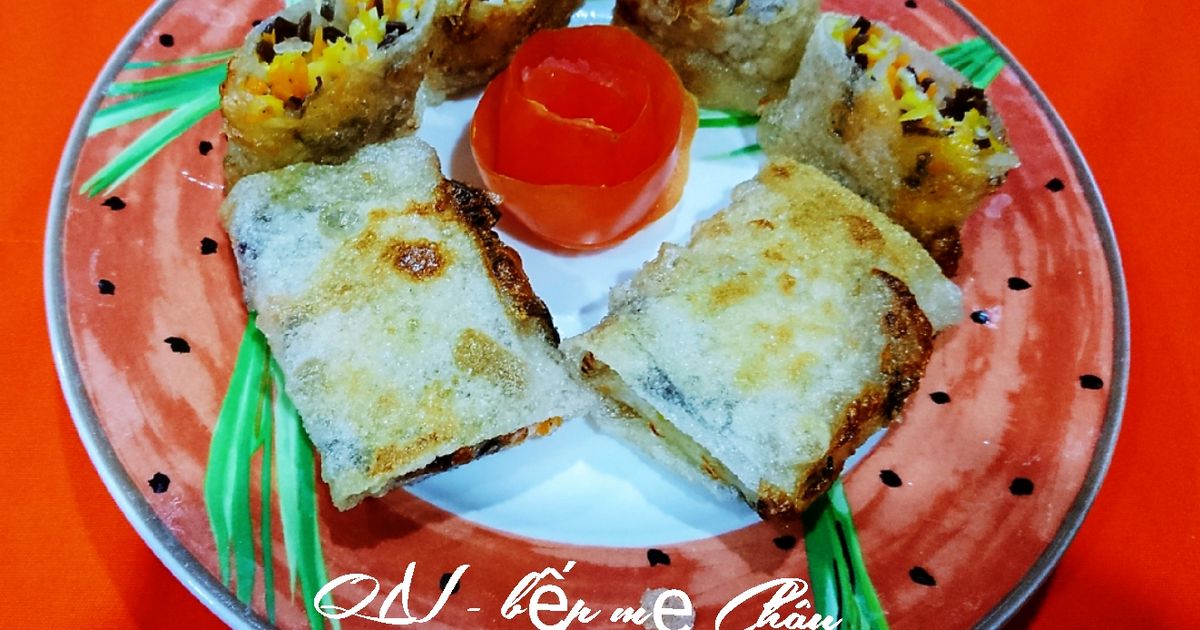 Four Color Vegetarian Spring Rolls Recipe By Quân Nguyễn