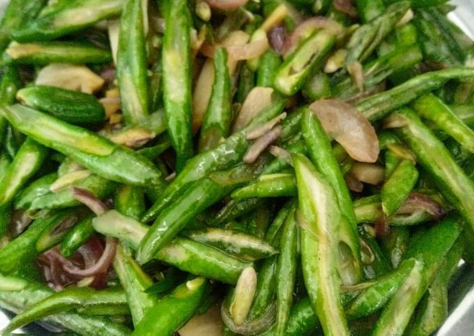 Resipi Sayur Kacang Panjang Tumis mudah oleh Zarafafiis ️🌹 - Cookpad