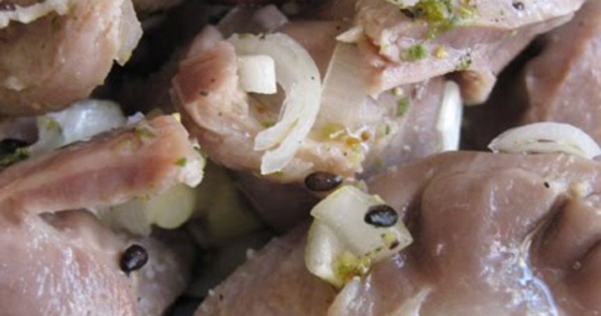 Done In Less Than 5 Minutes Gizzards With Scallion Oil Recipe By ...