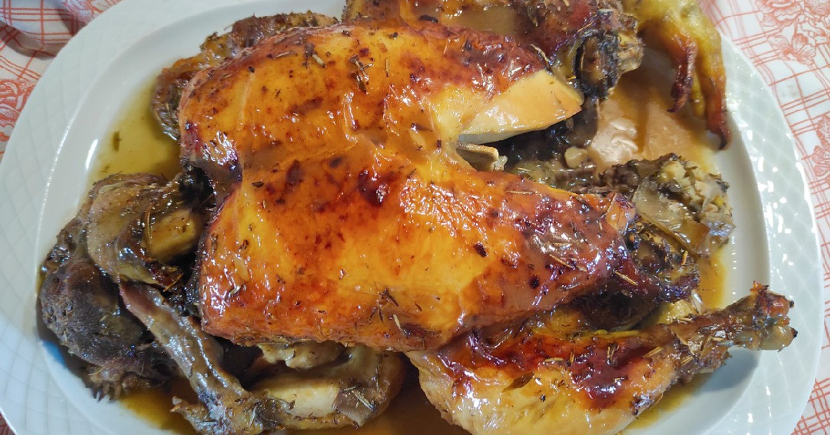 Κόκορας κρασάτος στη γάστρα 😊😊😊 Συνταγή από τον/την Anna Beni - Cookpad